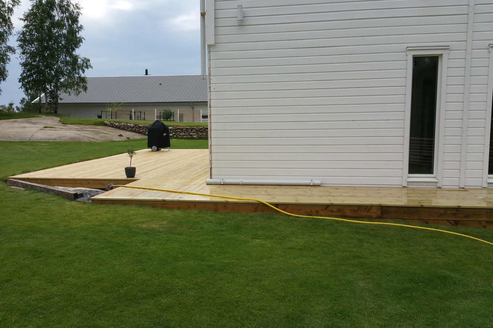 Vårt hus blir till: Altan och entrétrappa!