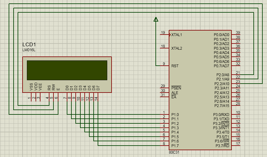 LCD interfacing using 8051 Micro-Controller
