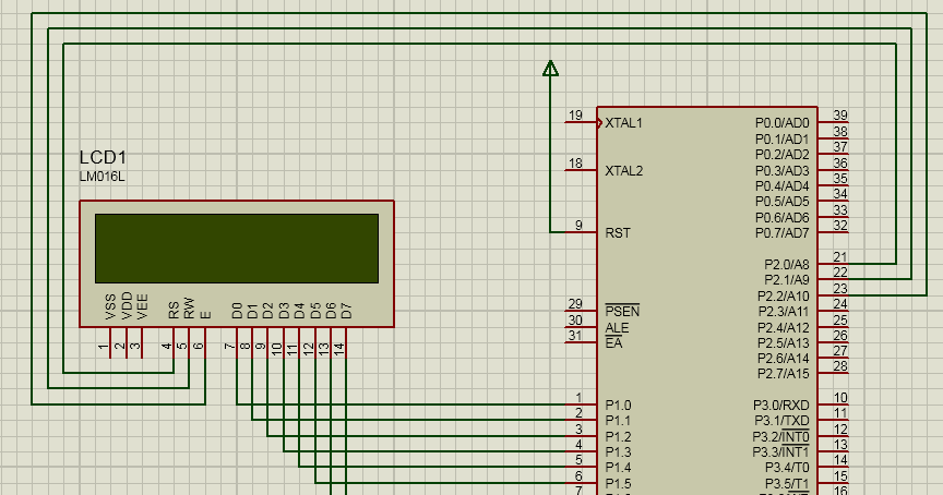 Lcd Interfacing Using 8051 Micro Controller