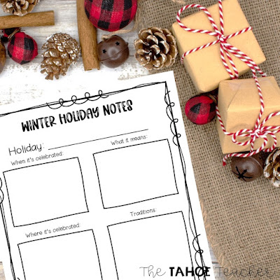 Winter Holidays Around the World Inquiry Unit | The Tahoe Teacher