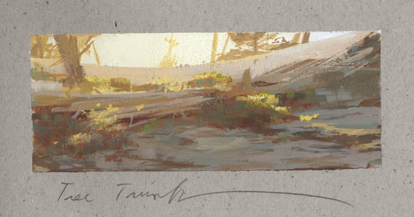 Land Sketch: Fallen Tree