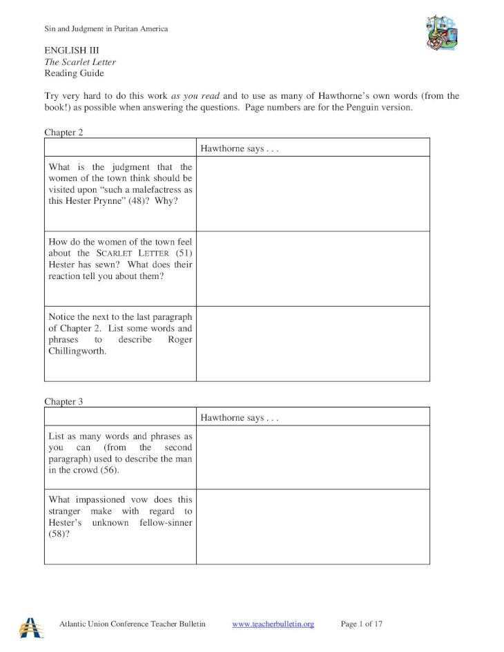 How Many Chapters Are In The Scarlet Letter ~ Thankyou Letter