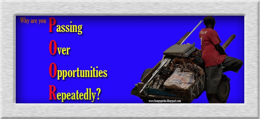 Opportunities : WHY ARE YOU PASSING OVER OPPORTUNITIES REPEATEDLY?