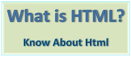 What is HTML? How does it work - Eng D Tech Info