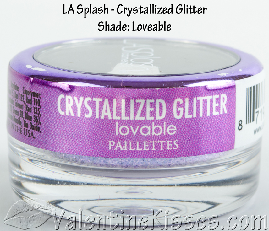 Valentine Kisses: LA Splash Crystallized Glitter, Diamond Dust Mineral ...