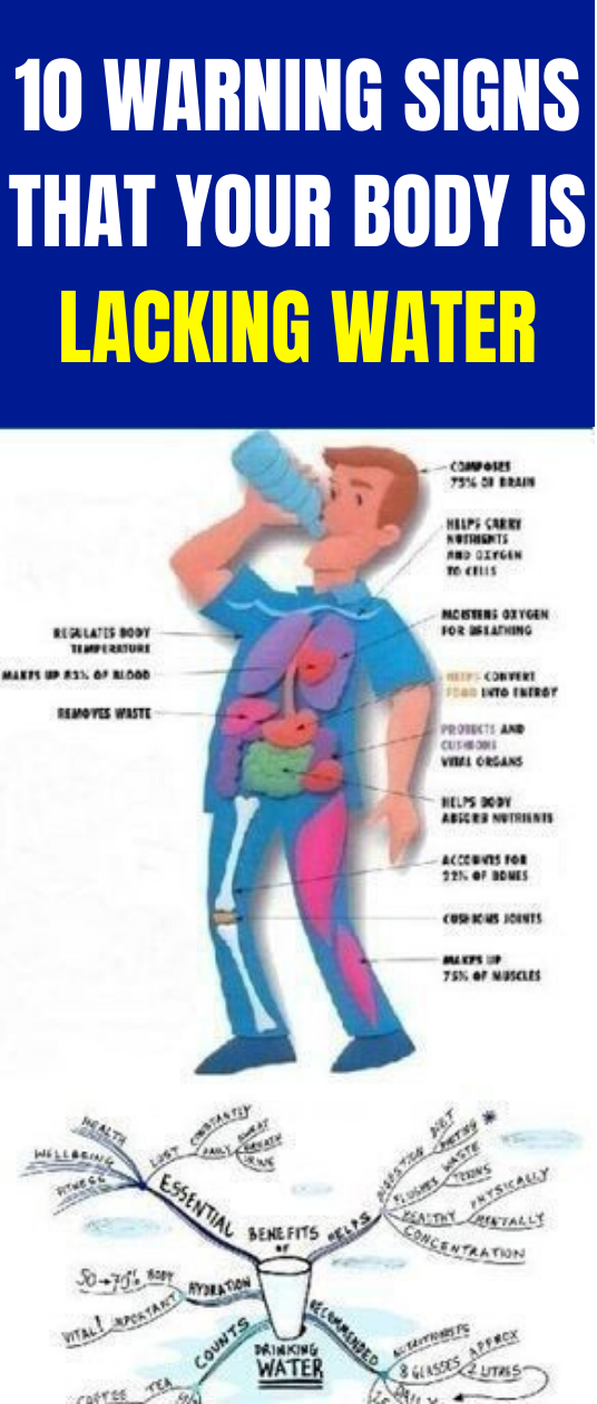 10 Warning Signs that Your Body is Lacking Water | Holistic And Healthy