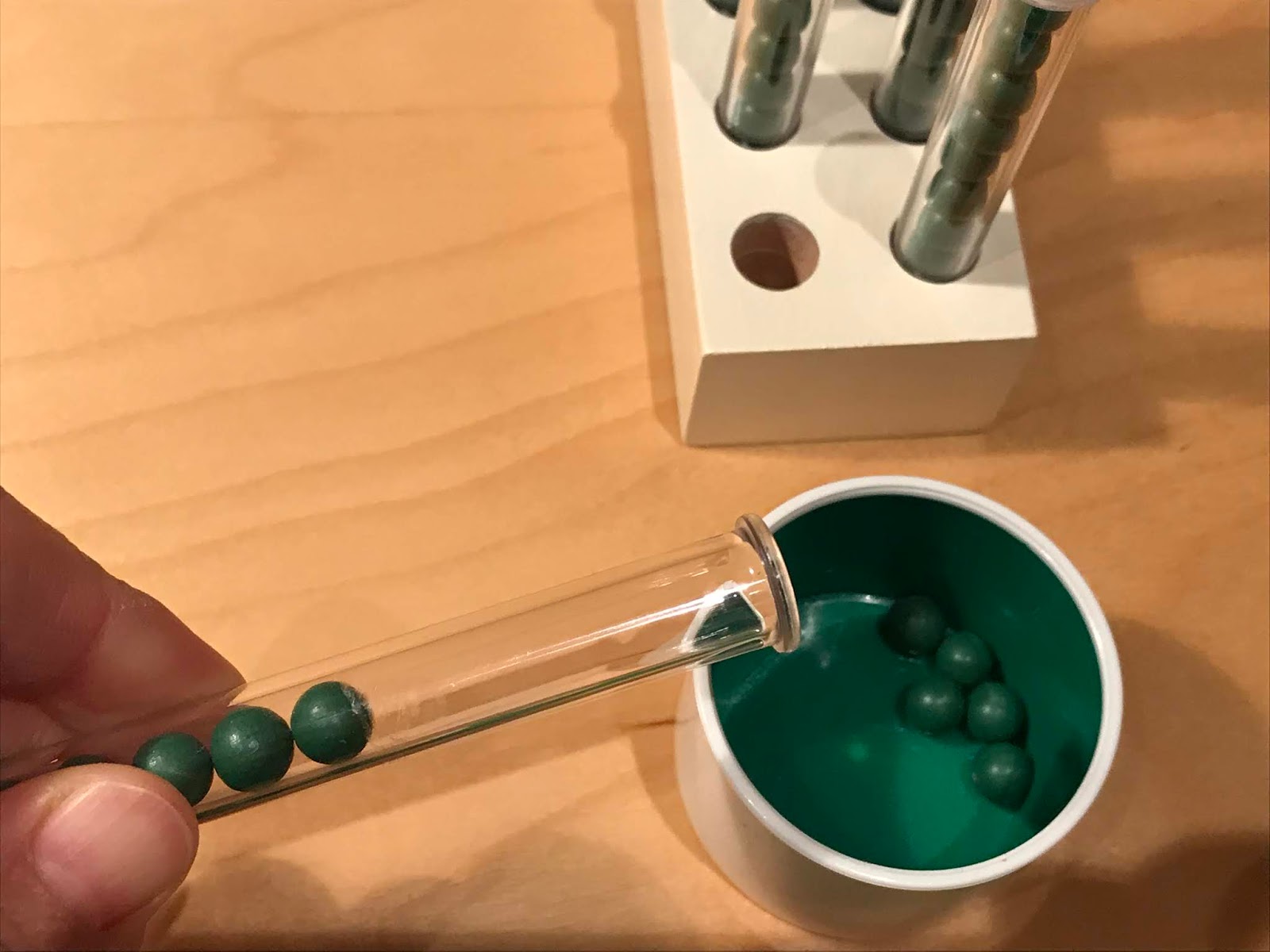 Family FECS: Montessori Activity: Long Division with Racks & Test Tubes ...