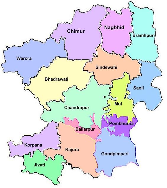 chandrapur (black gold city chandrapur): MAPS OF CHANDRAPUR
