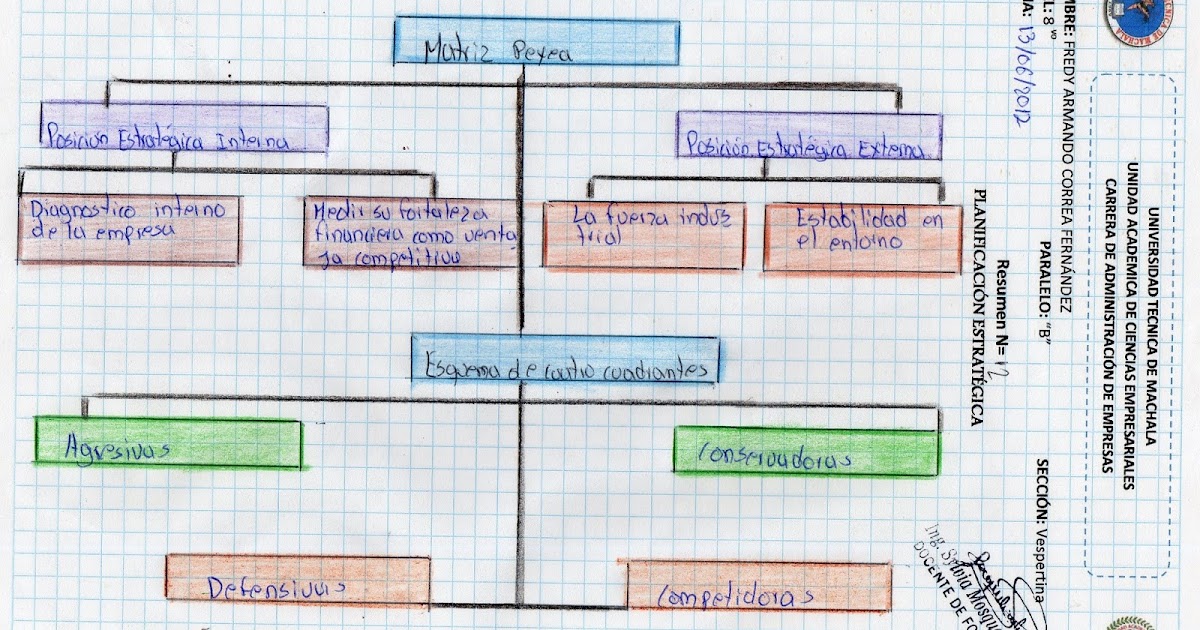 PLANIFICACIÓN ESTRATEGICA: MATRIZ PEYEA