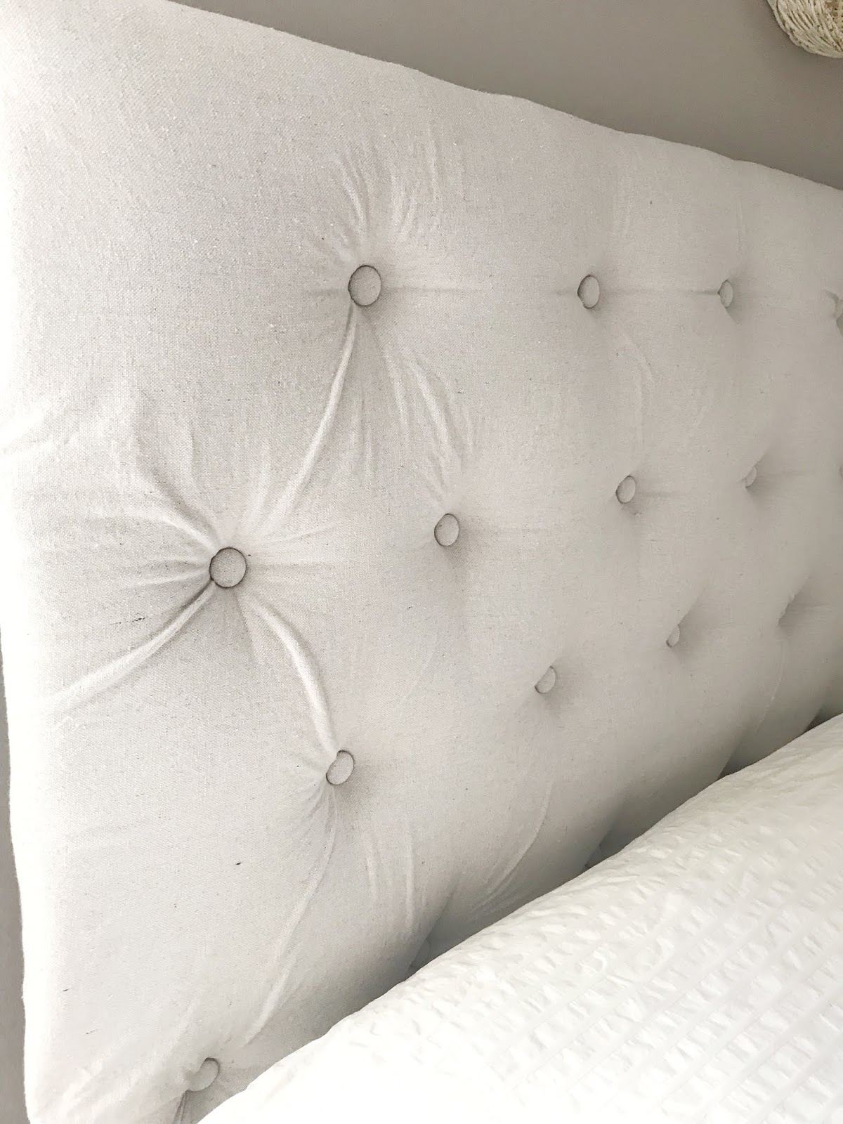DIY Drop Cloth Tufted Headboard | R&R at home