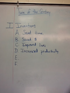 Mrs. Dyer's 5th Grade Class Blog: Social Studies Notes: Turn of the Century