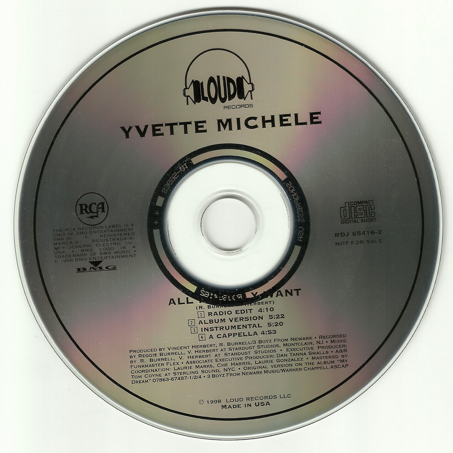 THE CRACK FACTORY: Yvette_Michele-All_I_Really_Want-(Promo_CDS)-1998-CF_INT