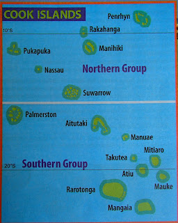 Aitutaki: Carte des îles Cook