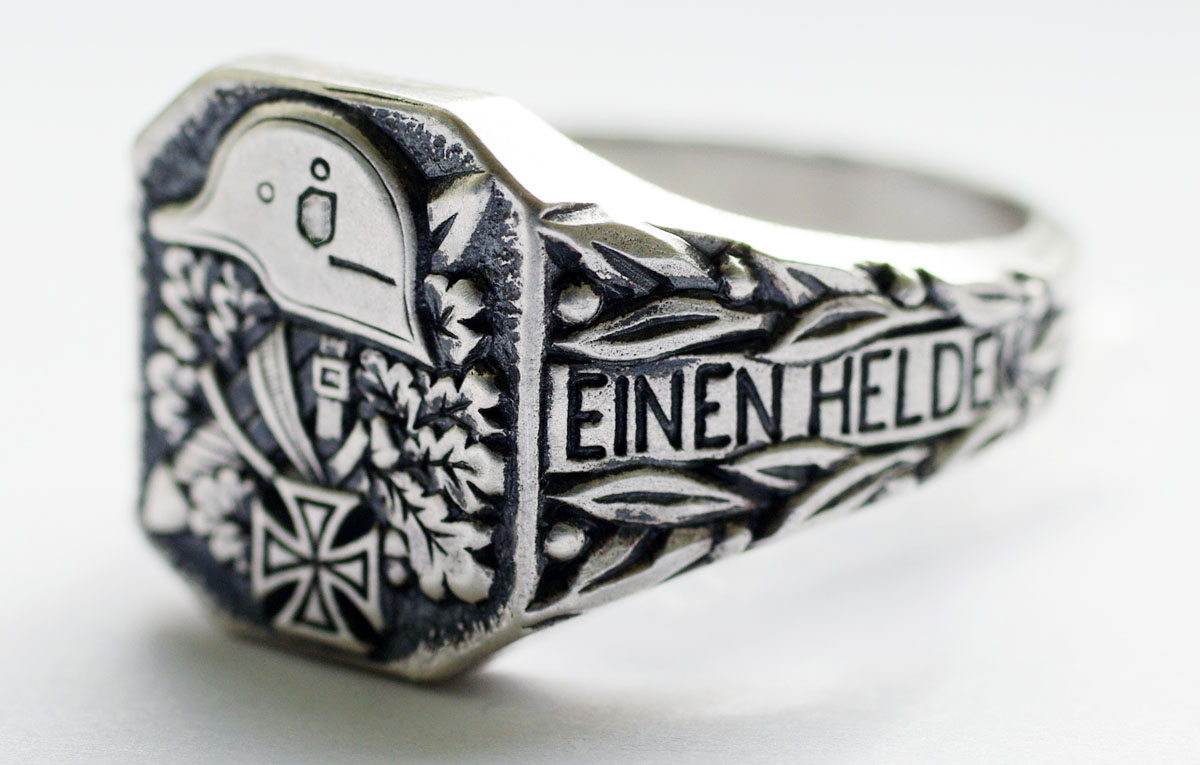 Germanrings.lv: German SS silver ring