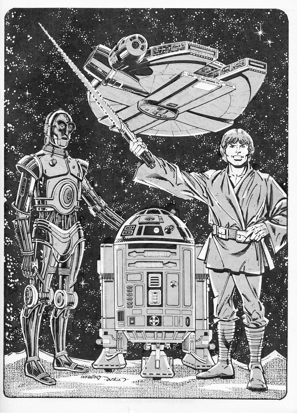 STARLOGGED - GEEK MEDIA AGAIN: 1978: STAR WARS WEEKLY PIN-UP (Marvel UK)