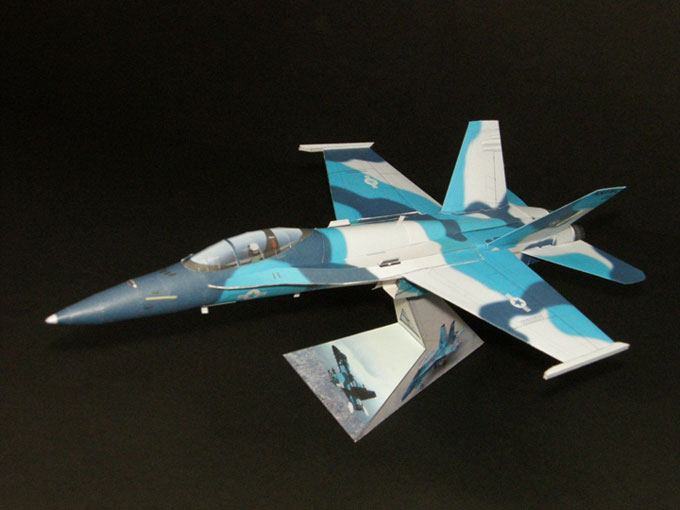 FA-18 Hornet Papercraft Free | Papercraft Free Download And Paper Toys ...