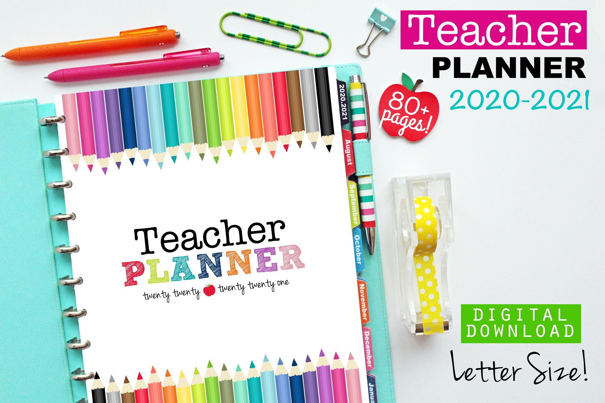 Clean Life and Home: Teacher + Homeschool Planners