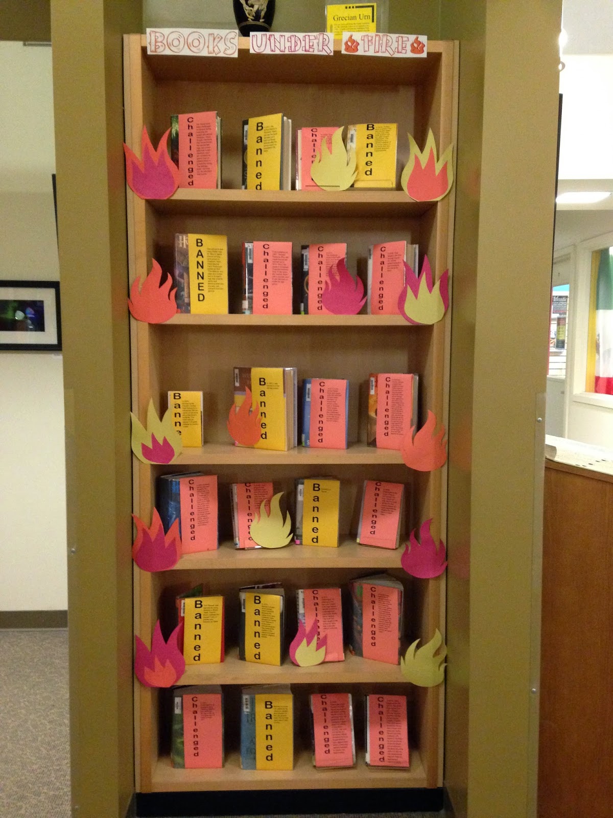 Librarian on Display: September: Banned Books Week (Display 2) Books ...