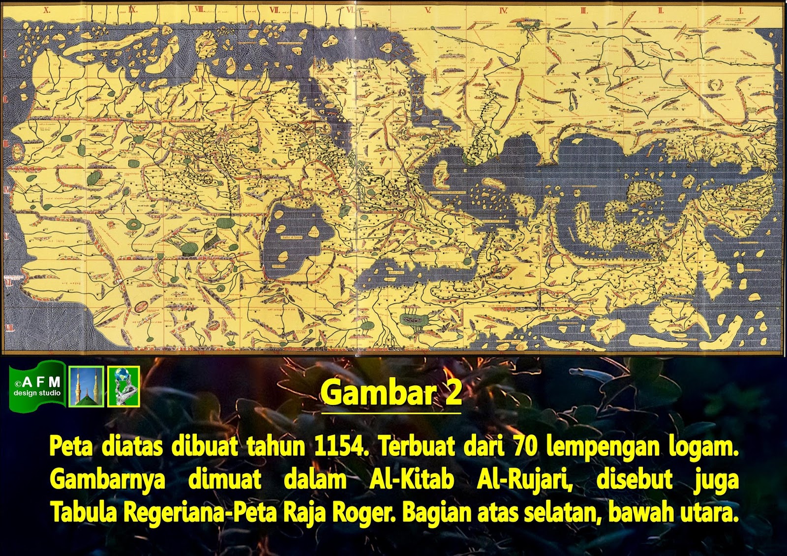 ~Hikmah Ilmu & Pengetahuan Islam~: Al-Idrisi Pencipta Peta Dunia 1