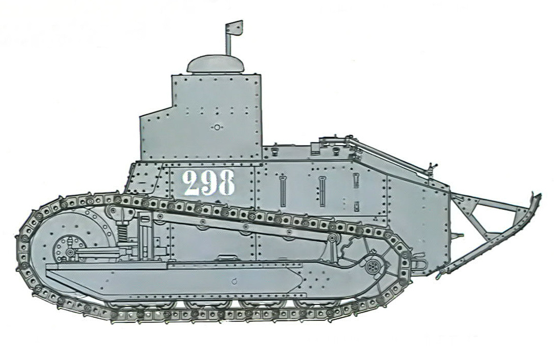 Le char léger Renault FT.17.