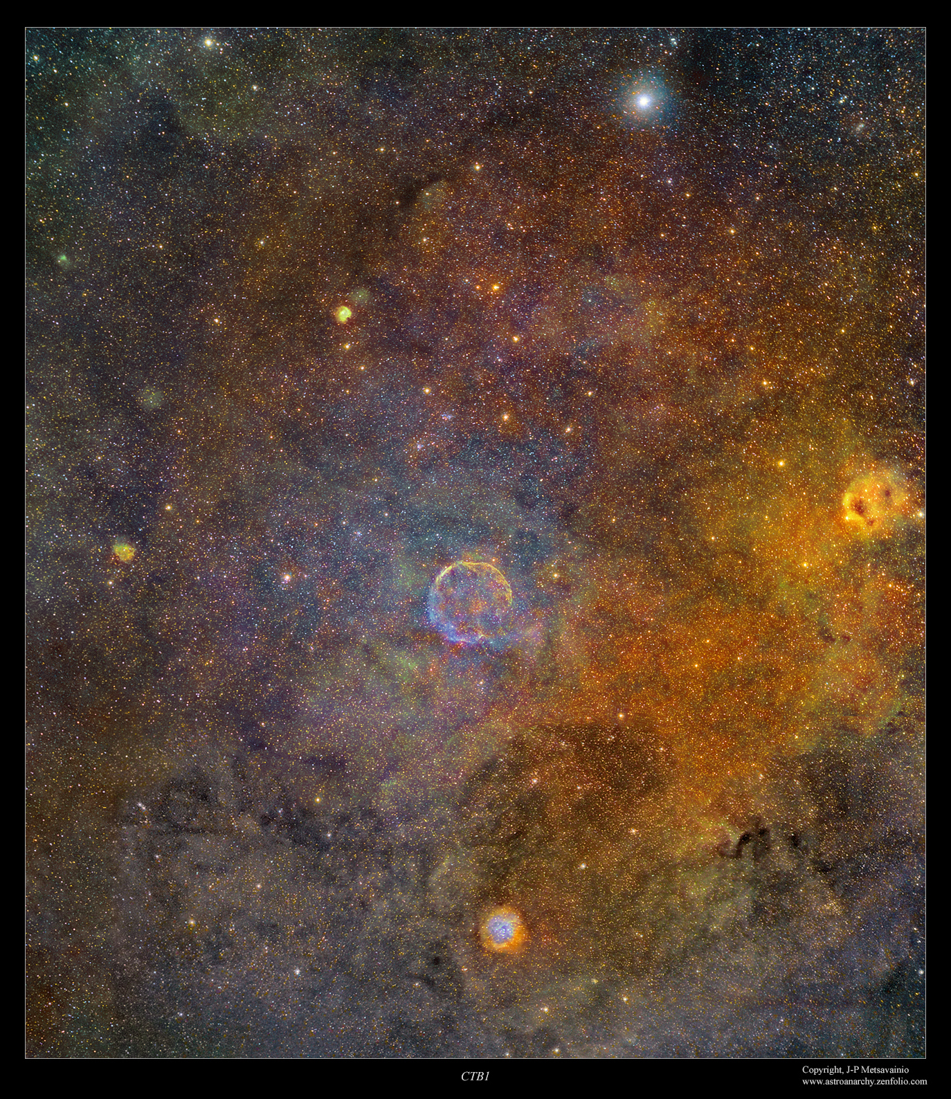 Astro Anarchy: CTB1, a supernova remnant in Cassiopeia