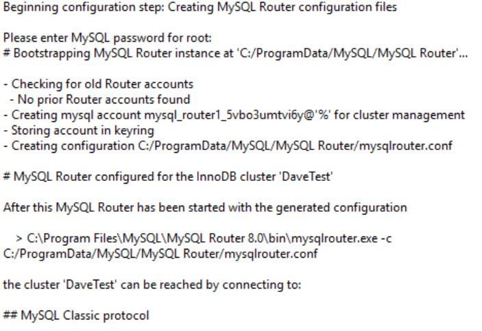 PHP With MySQL: Using MySQL Router on Windows