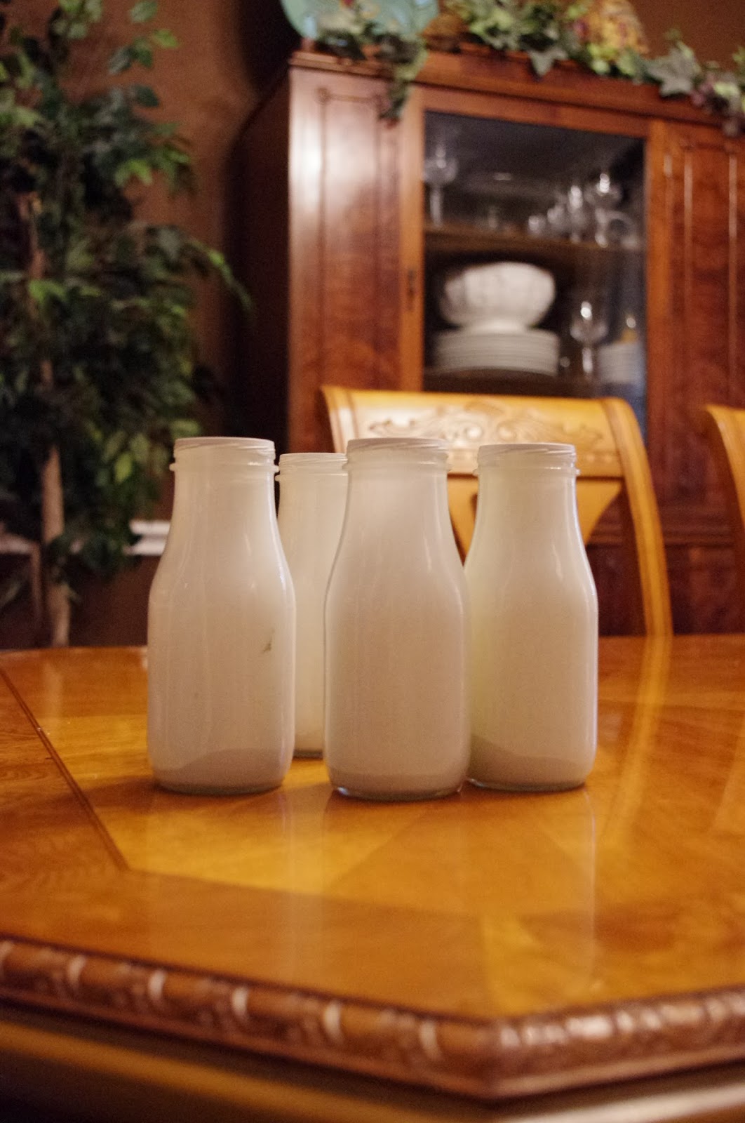 Making Pretty Glass Bottle Arrangements | Simple.Beautiful.Life.