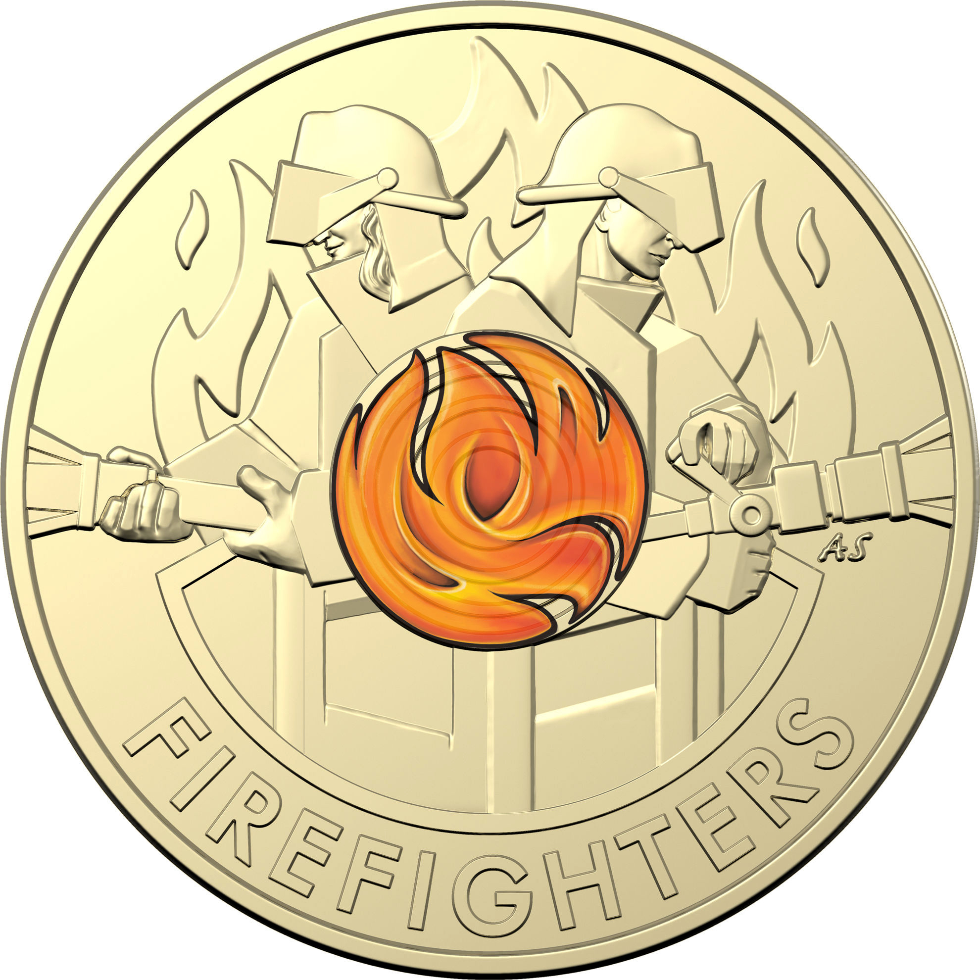 coins and more: 1547) Brave - Australia's Firefighters: A $2 (Two ...