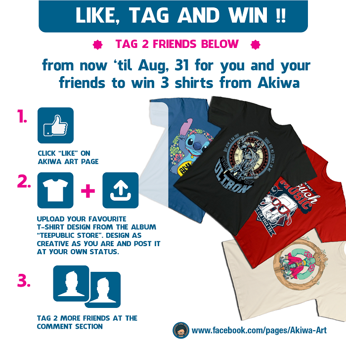 AKIWA ART: LIKE, TAG AND WIN Contest