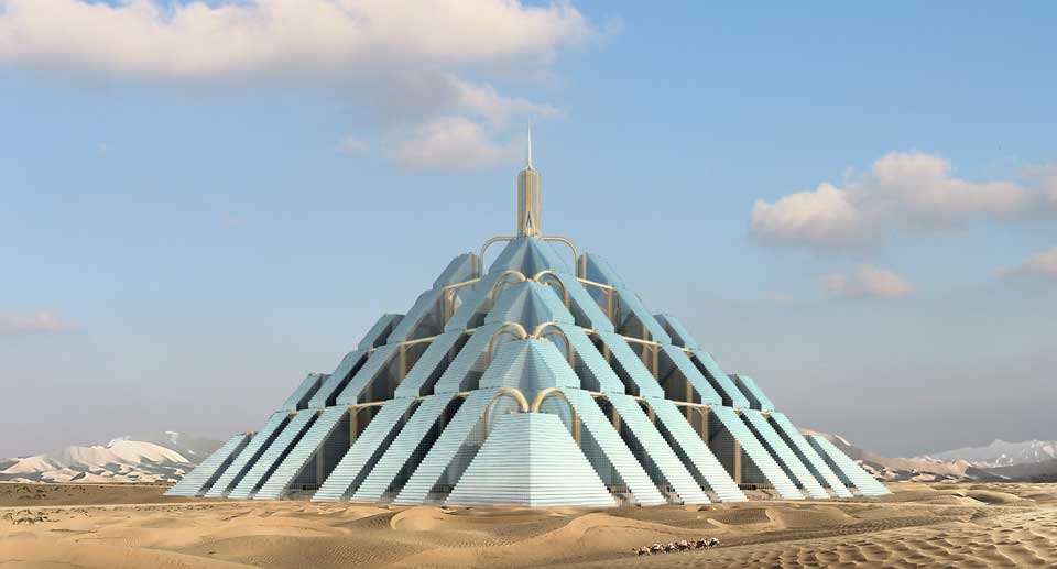 Amazing Magazine: Ziggurat Pyramid Dubai: The Most Funkiest Project ...