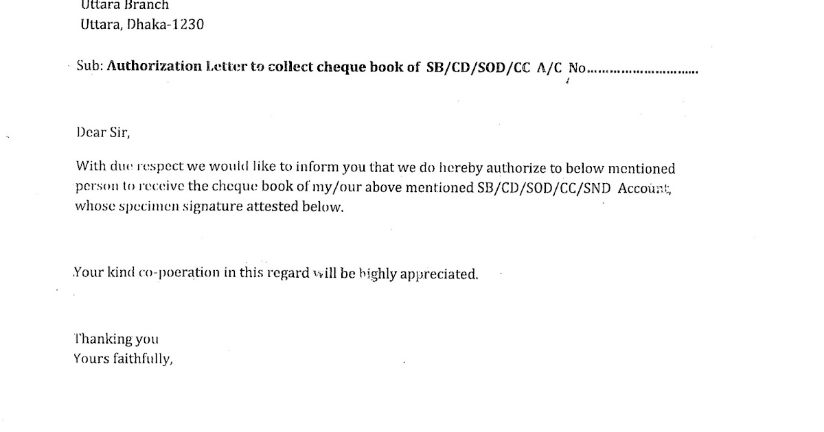 Authorization Letter To Collect Checque authorization-letter-to-collect-checque