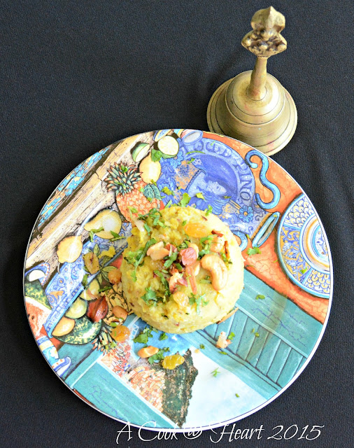 A Cook @ Heart: Bunchi Moong Daal Khichari