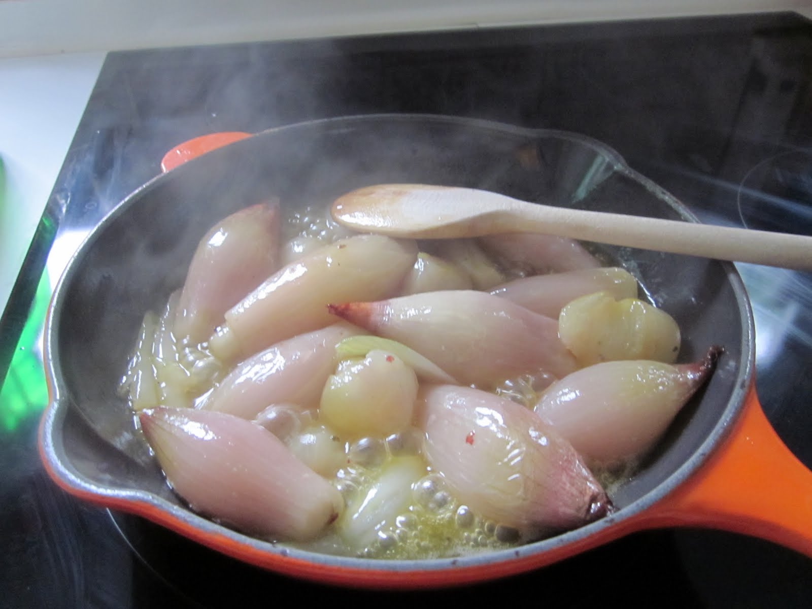 Sarah Raven's Shallot Tatin | Blue Sky and Bunting