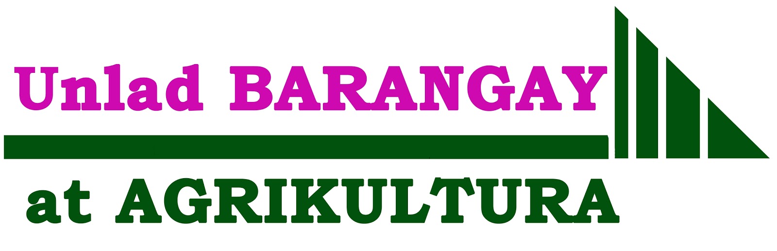 i love BUNSO: Unlad Barangay at Agrikultura