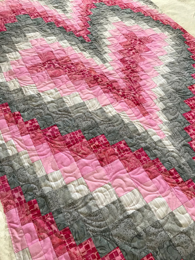 Bargello Heart Quilt