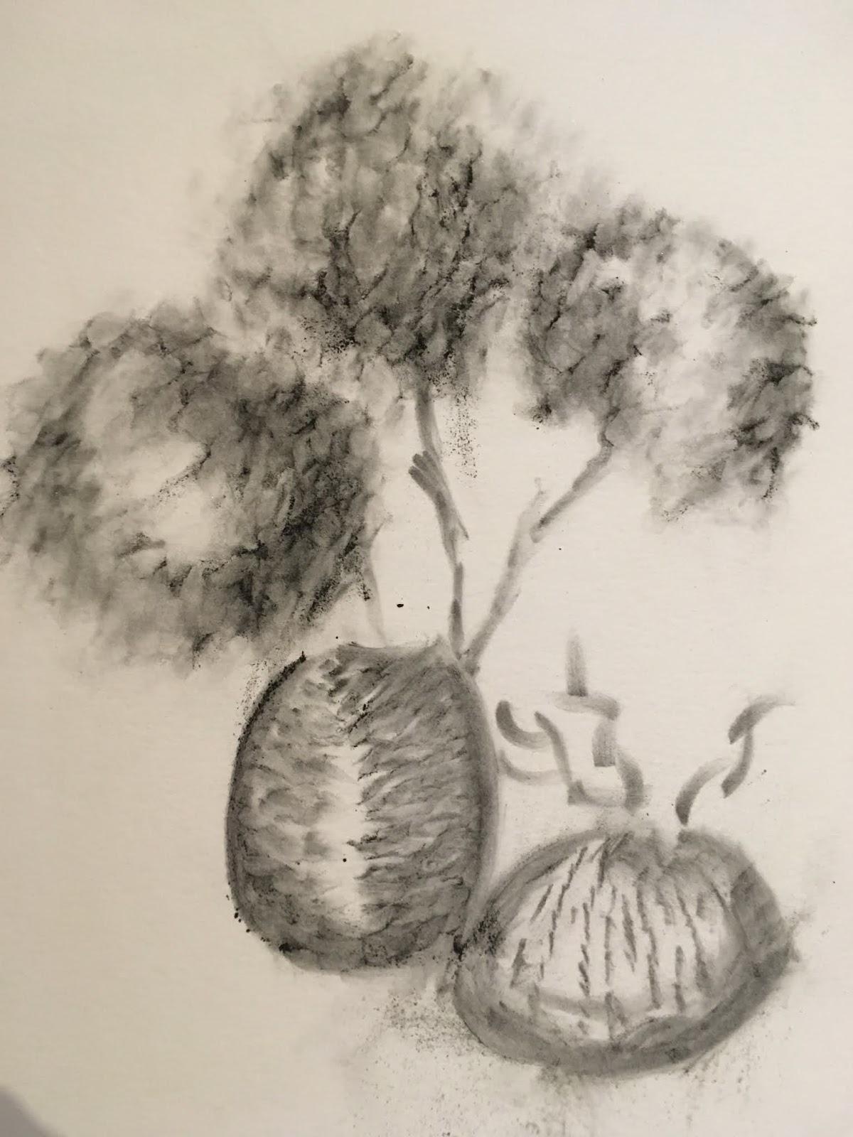 shadows - graphite powder workshop