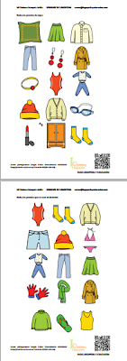 LOGOPEDIA Y EDUCACIÓN: LA ROPA: CAMPO SEMÁNTICO Y VOCABULARIO