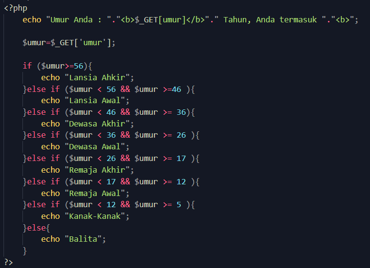 Pertemuan 12 Kondisi (IF, ELSE, dan ELSE IF) pada PHP