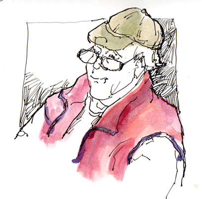 Whidbey Island Sketchers: Our apple tree...and a very fun sketch session