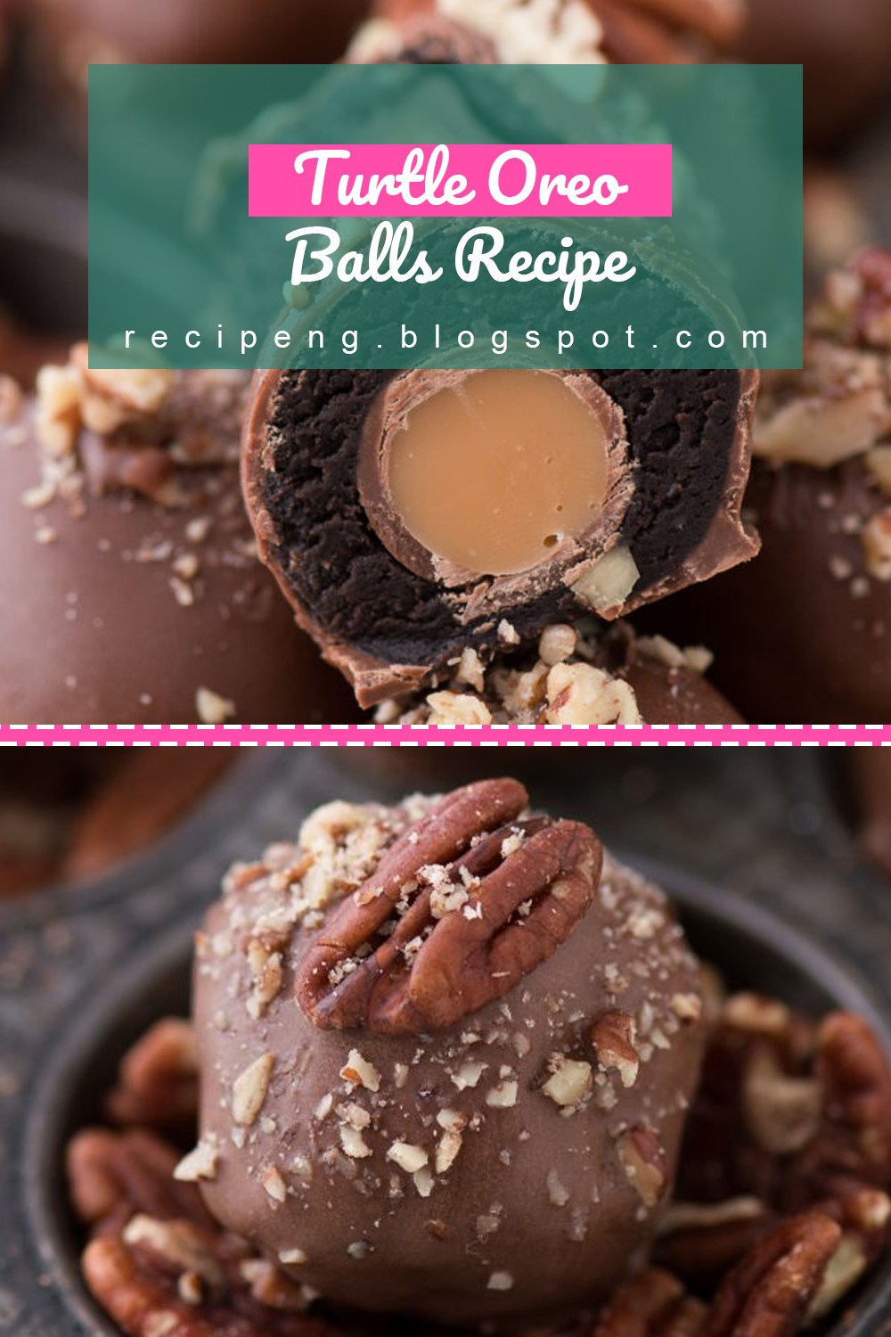 Turtle Oreo Balls - Recipeng