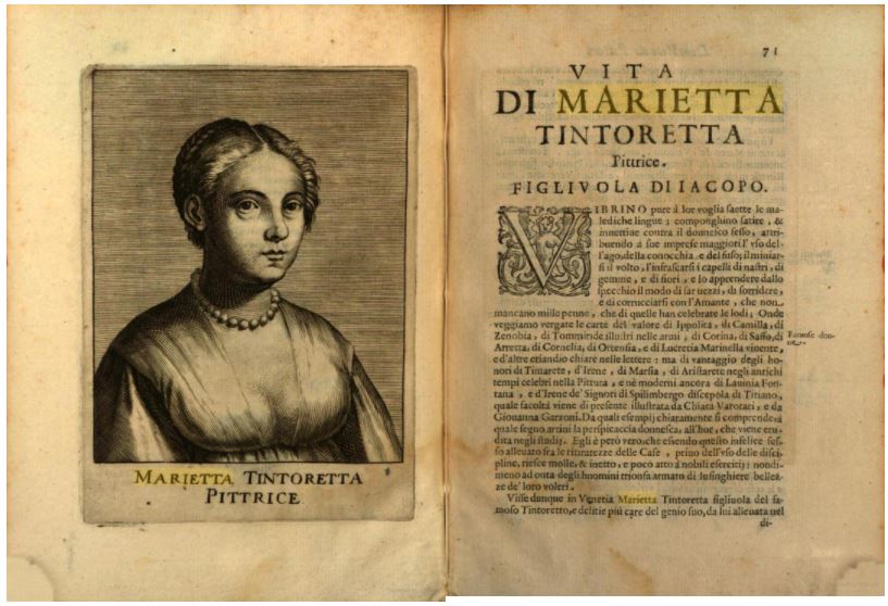 The Monstrous Regiment of Women: Marietta Robusti, Tintoretto's Daughter