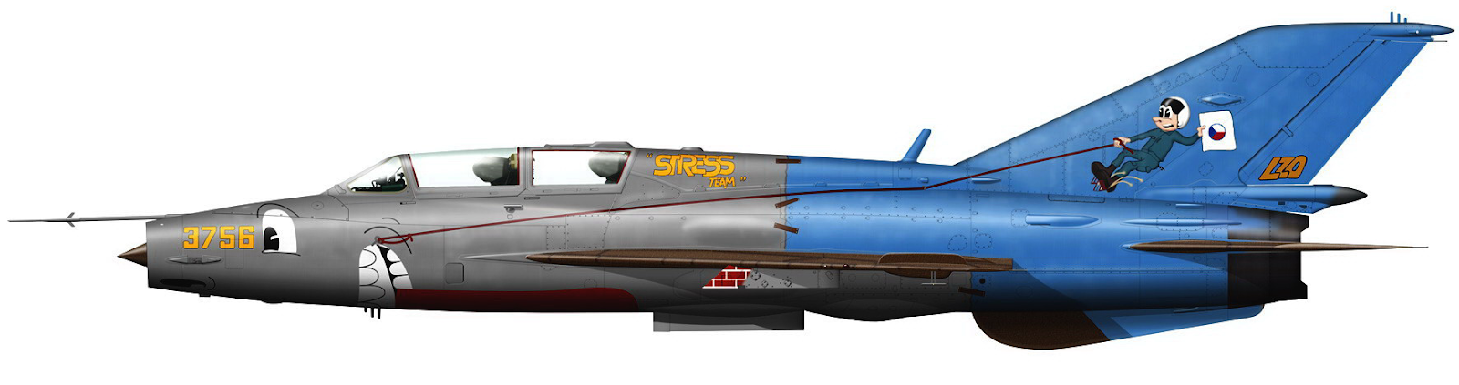 Kuzmodels Minicraft: Mikoyan Gurevich MiG-21UM Mongol-B International ...