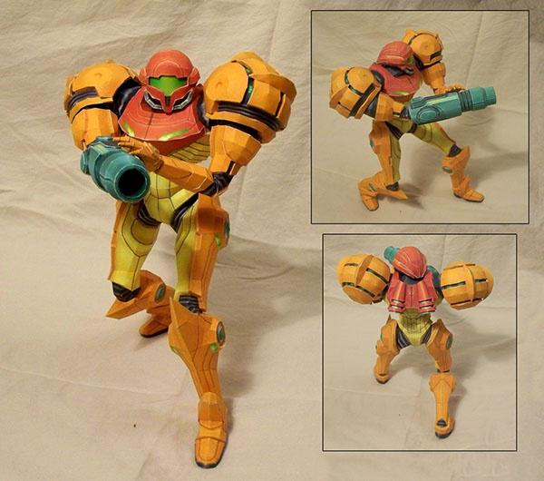 Metroid: Samus Aran's Power Suit Paper Model | Paperized Crafts