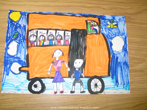 Paint The Wheels on Your Bus | Thrifty Scissors
