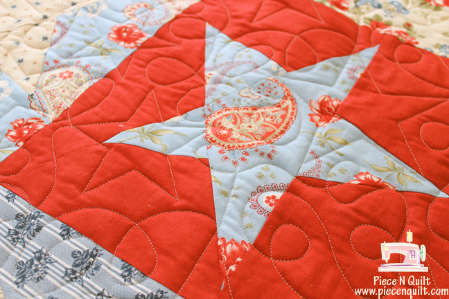 Piece N Quilt: Prairie Paisley Stars