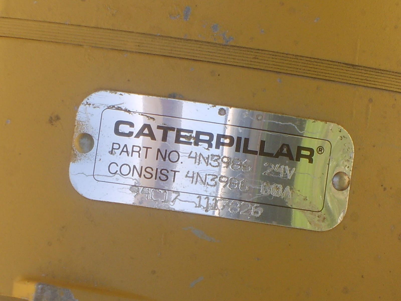 Ofertas Electricas: CATERPILLAR. Alternator. 6N9294. 24V 45A.