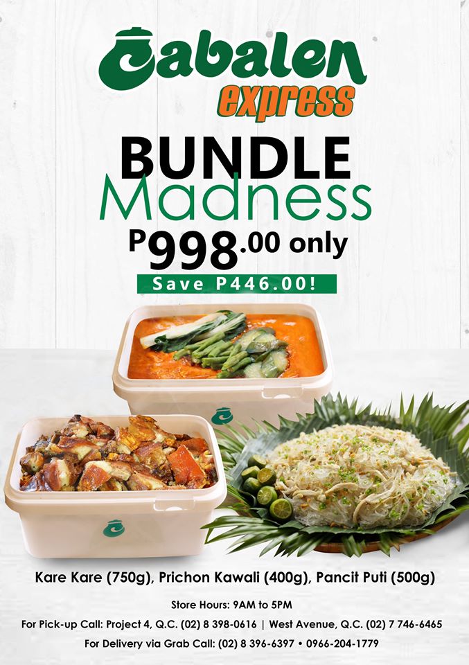 Manila Shopper: Cabalen Express Bundle Madness Promo: July 2020