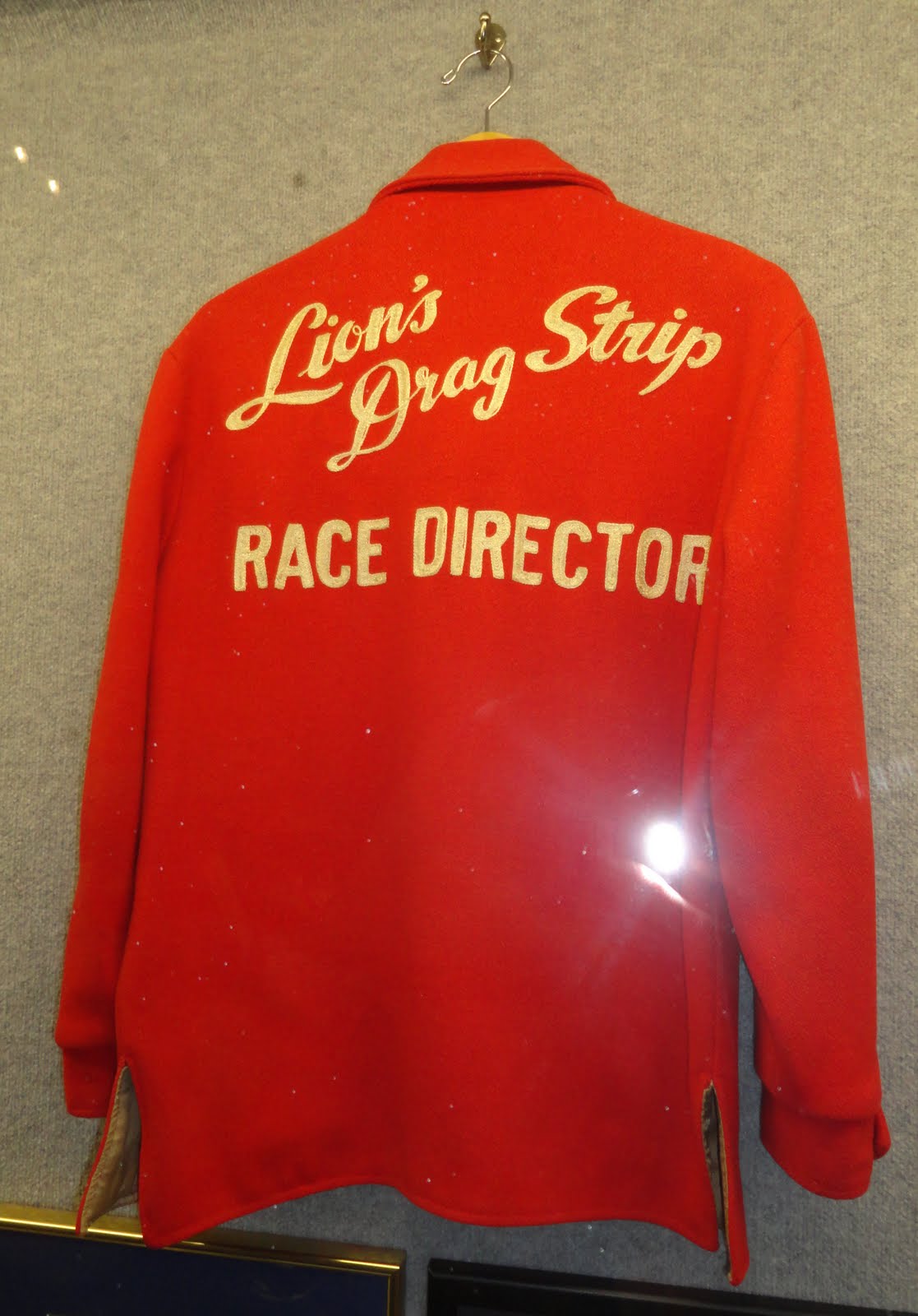 Nostalgia on Wheels: Red Lions Drag Strip Jacket - NHRA Museum in ...