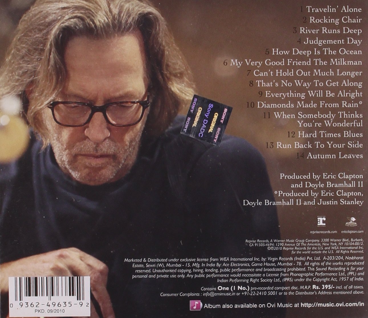 Classic Rock Covers Database: Eric Clapton - Clapton (2010)