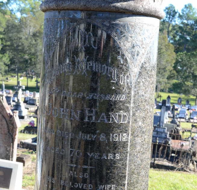 John Hand (Matilda Seward's husband) was born 150 years ago today!